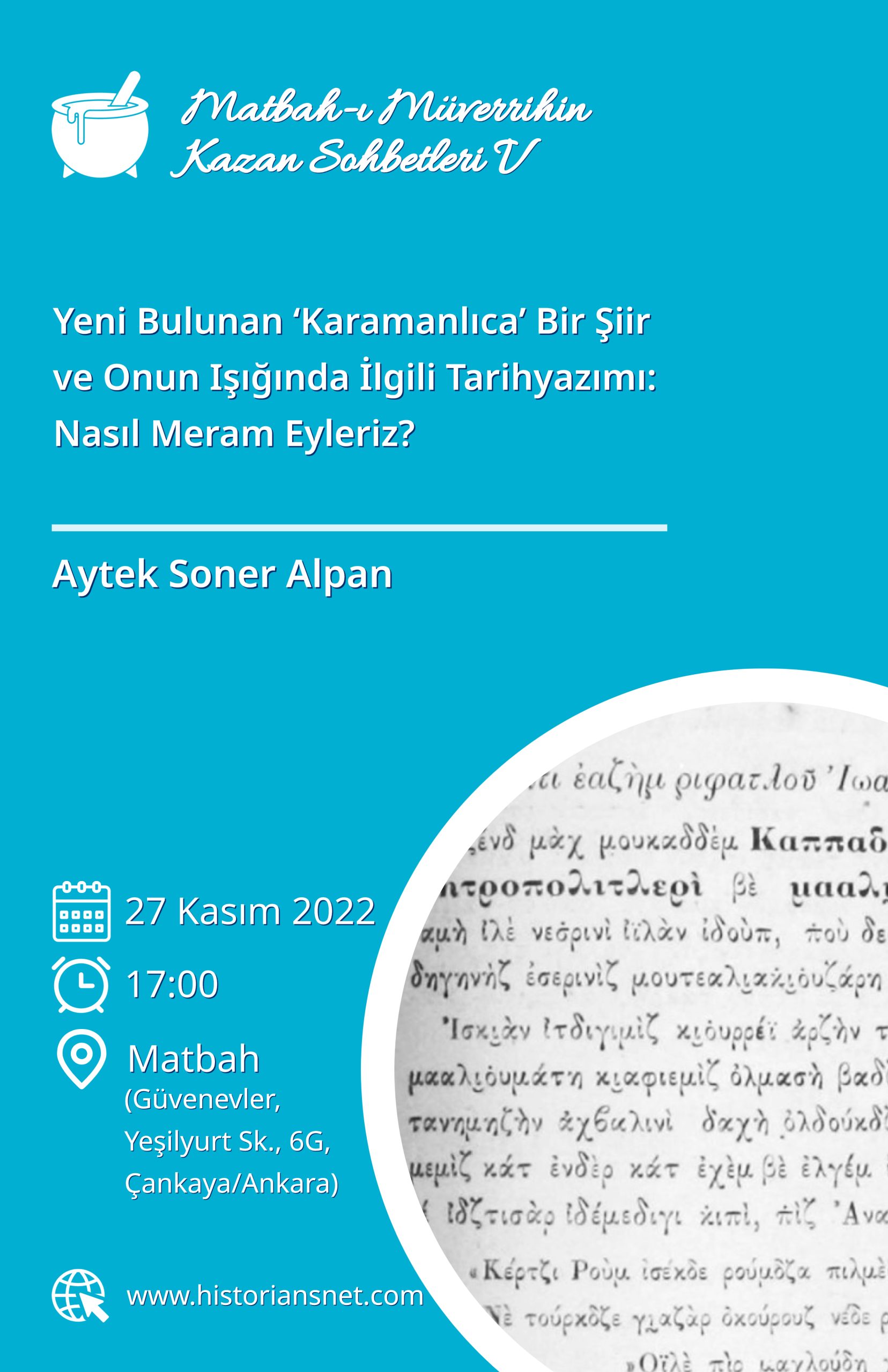 Cauldron Talks – Historiansnet.com